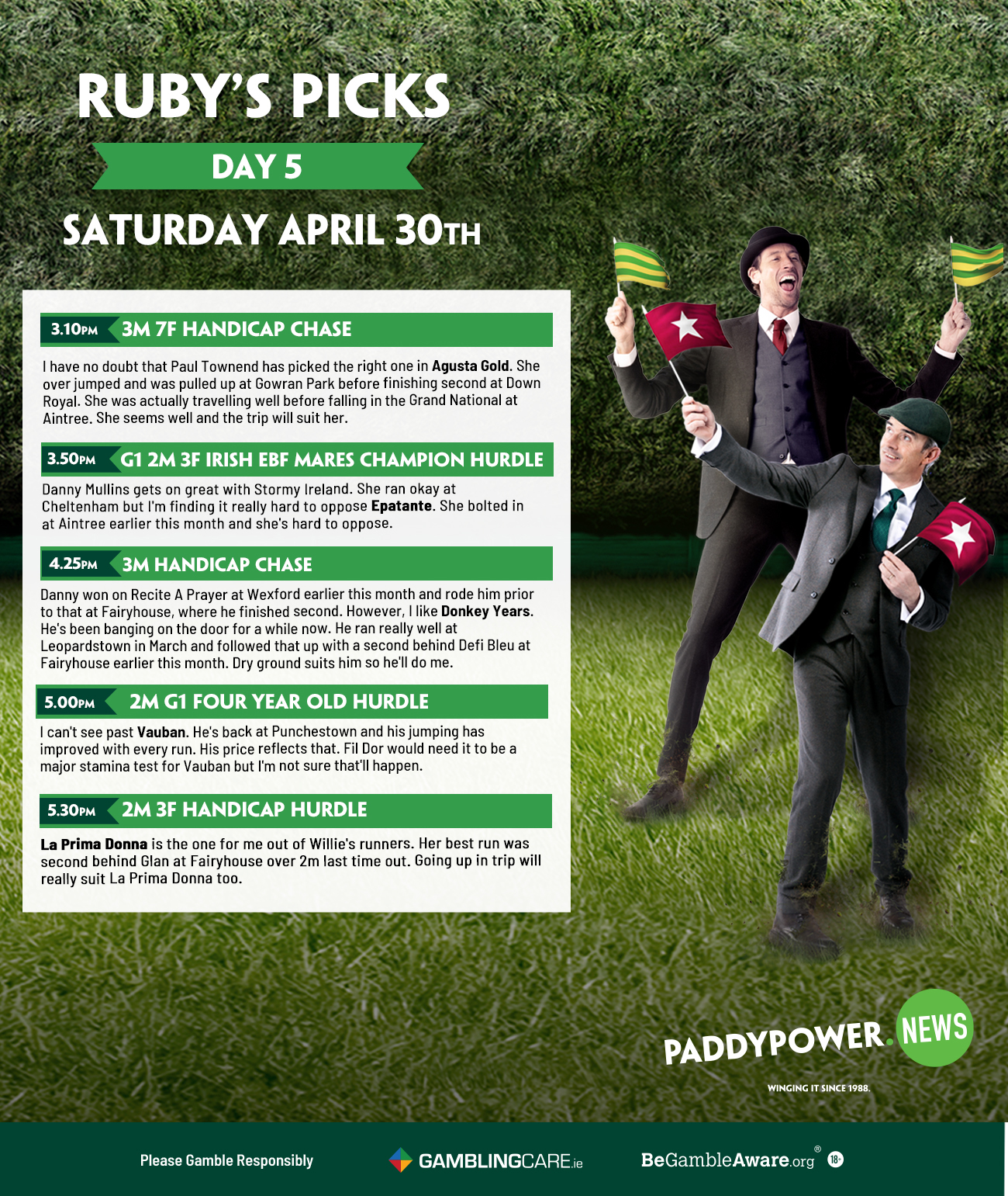 Horse Racing tips: Ruby Walsh’s Saturday Punchestown Cheat Sheet ...