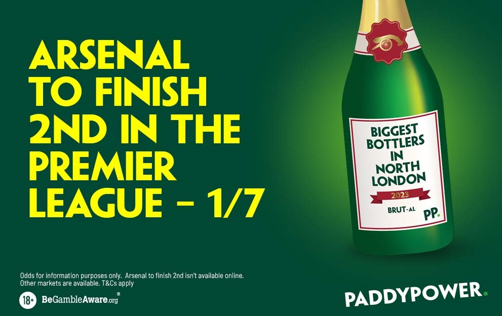 Gunner Bottle It: Paddy Delivers Bottle To Arsenal after Title fall ...