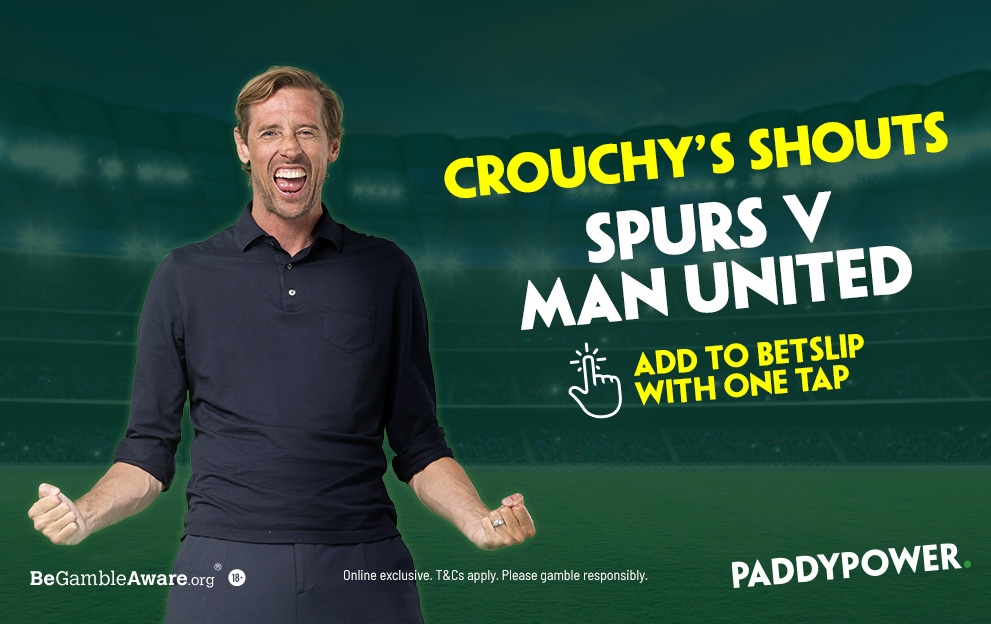 Crouchy's Shouts: Man United to stumble against Spurs in 14/1 bet