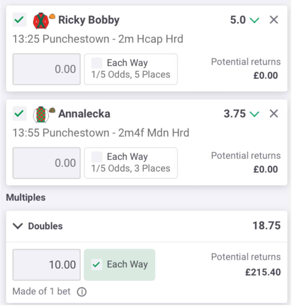 What is an each-way double? – Paddy Power News