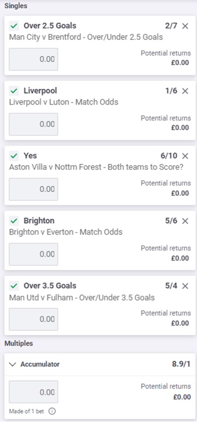 Difference between an Acca, Bet Builder & Multi-Match Bet Builder – Paddy Power News