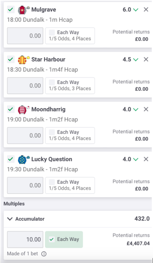What is an each way accumulator? | Paddy Power News – Paddy Power News