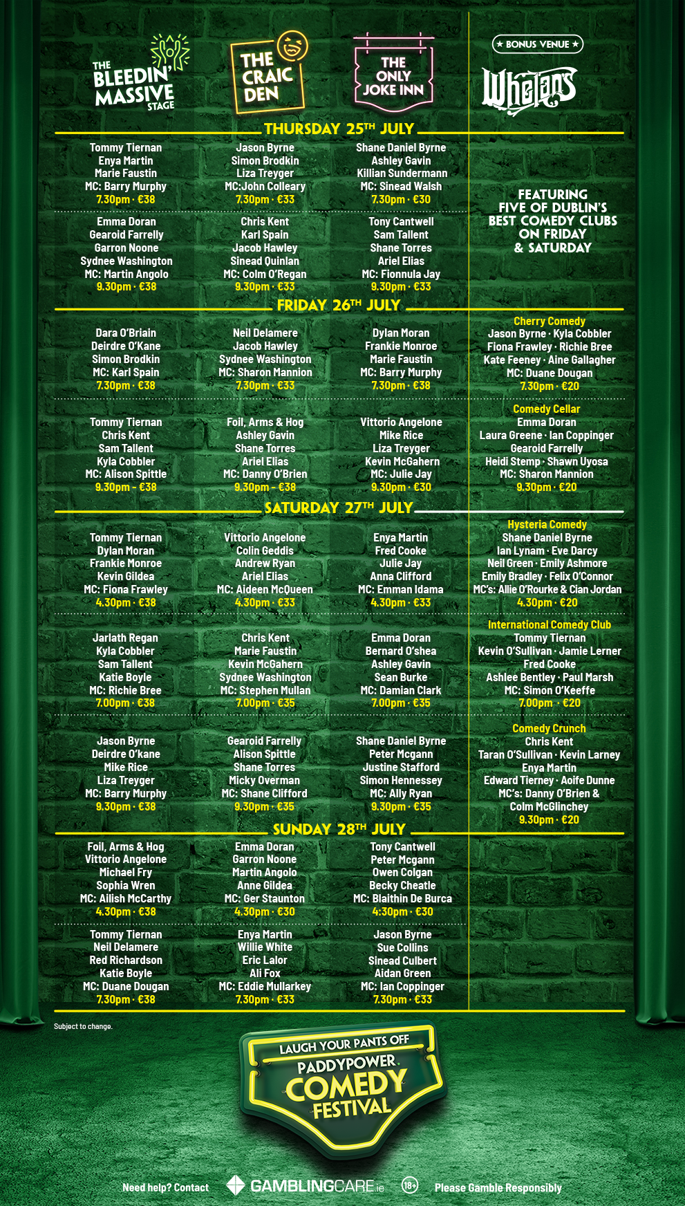 Paddy Power Comedy Festival: 5 reasons not to miss laugh fest – Paddy ...