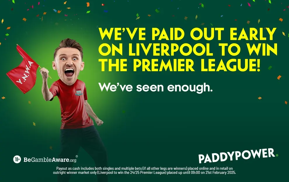 Paddy Power pay out early on Liverpool Premier League title win – Paddy ...