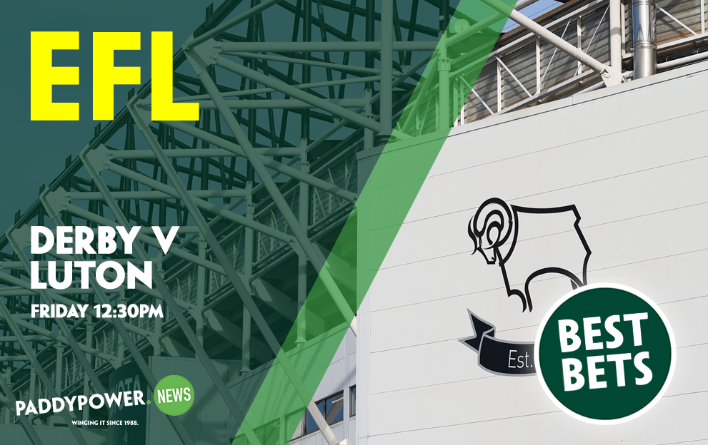 Football Tips: 3 best bets for Derby v Luton on Good Friday – Paddy ...