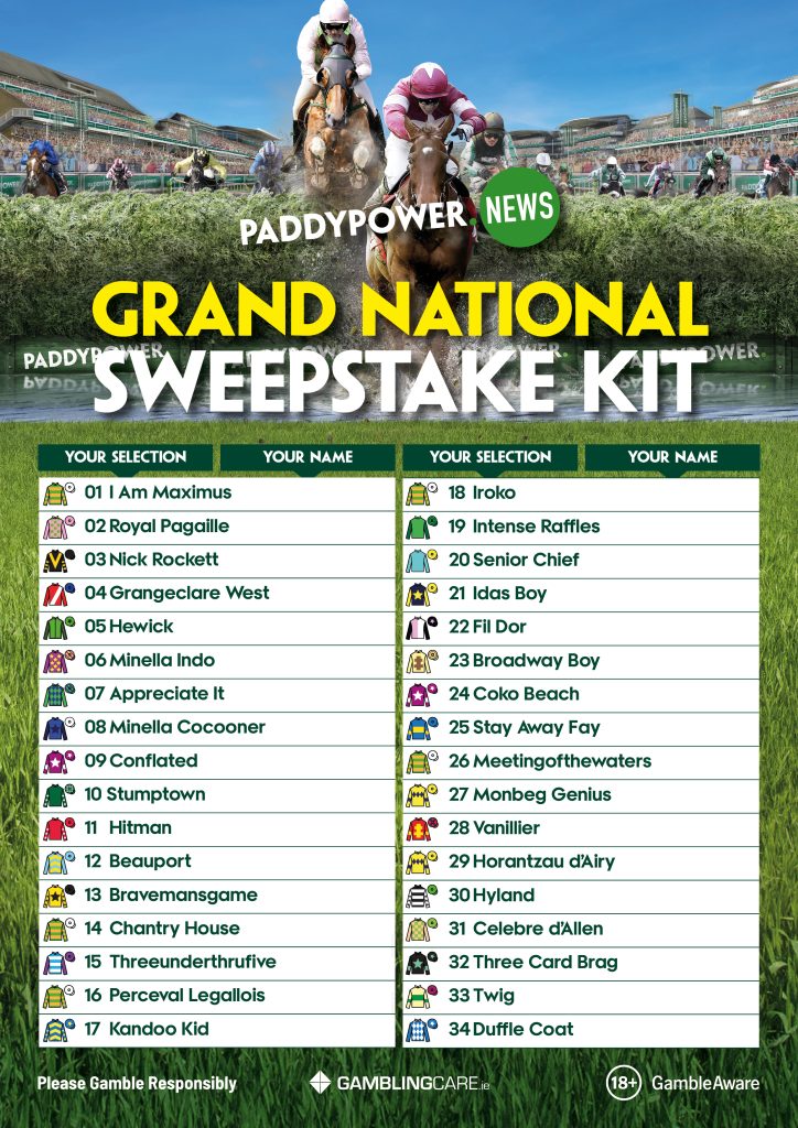 Grand National Sweepstake Kit: Download and share for 2025 race – Paddy ...