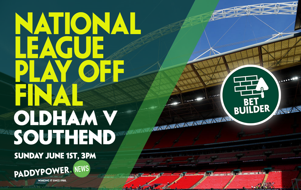 Oldham v Southend Tips: Sunday's 61/1 Wembley Bet Builder