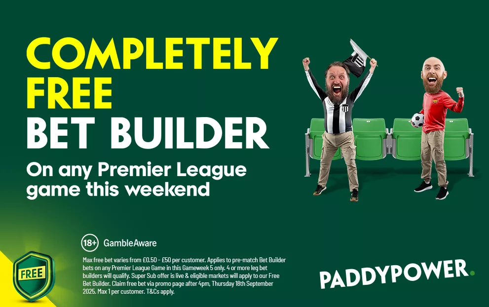 Free Bet Offer: Get a free Bet Builder for any Premier League game – Paddy Power News