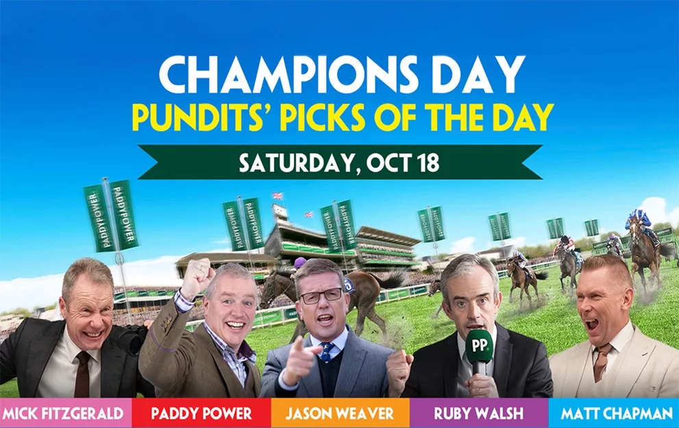 Horse Racing Tips: Our Pundits Picks for Champions Day – Paddy Power News