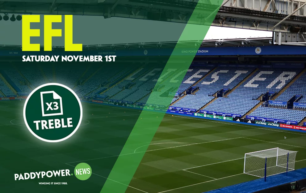 Football Tips: Saturday’s 6/1 EFL early kick off Treble – Paddy Power News