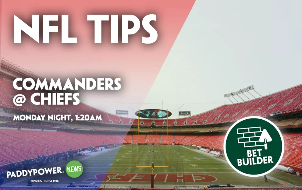 NFL Tips: Monday night’s Commanders @ Chiefs Bet Builder – Paddy Power News