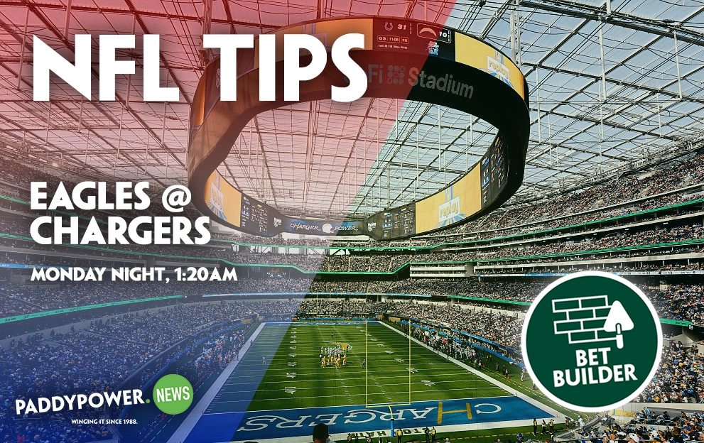 NFL Tips: Our 24/1 Eagles @ Chargers MNF Bet Builder – Paddy Power News