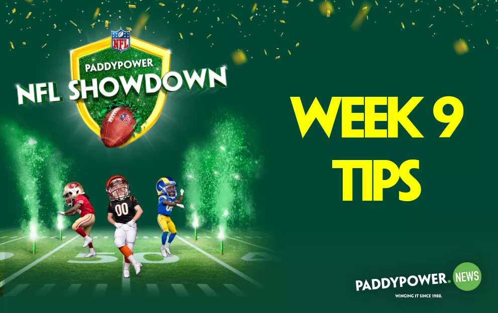 NFL Tips: Week 9’s NFL Showdown picks make up a 9/1 punt – Paddy Power News