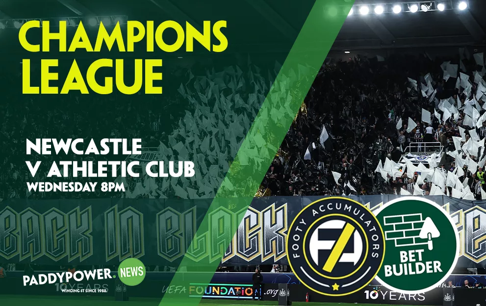 Football Tips: FootyAccums’ 14/1 Newcastle v Bilbao punt – Paddy Power News