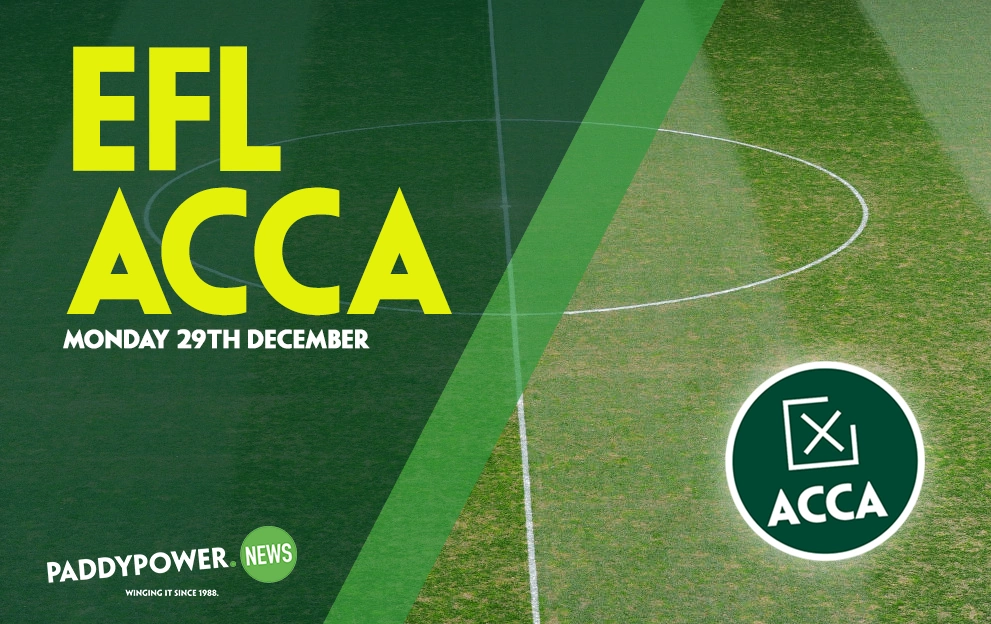 Football Accumulator Tips: Our 12/1 EFL Monday shout – Paddy Power News