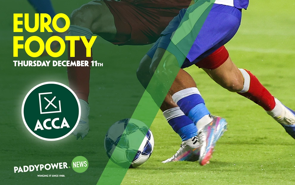 Football Tips: Thursday Night’s 45/1 European Acca – Paddy Power News