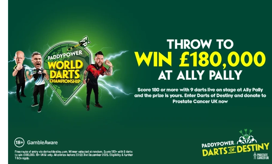 Paddy hits the bull with World Darts Championship deal – Paddy Power News
