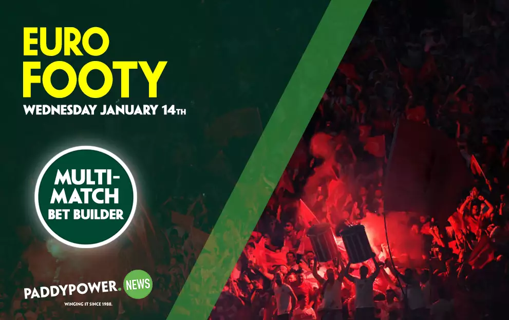 Football Tips: Wednesday’s 9/1 Multi-Match Bet Builder – Paddy Power News