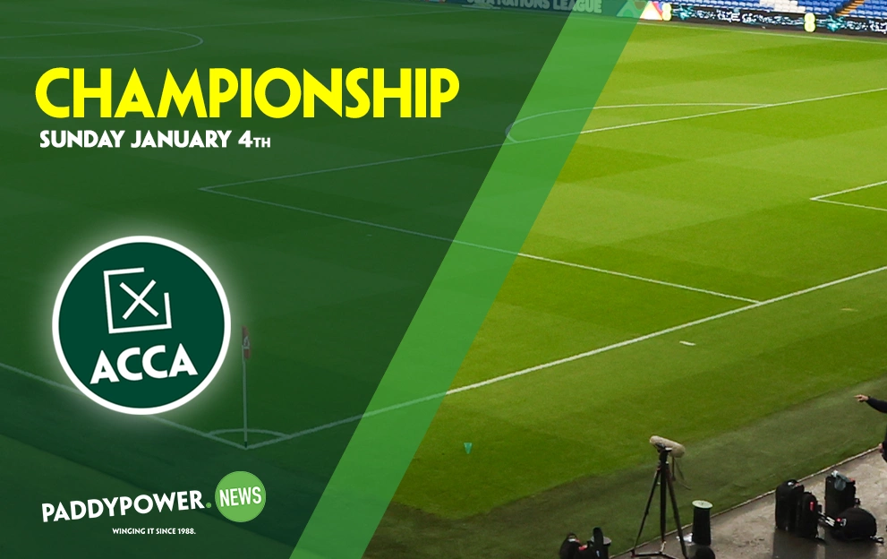 Football Tips: Our 15/1 Sunday Championship Acca – Paddy Power News