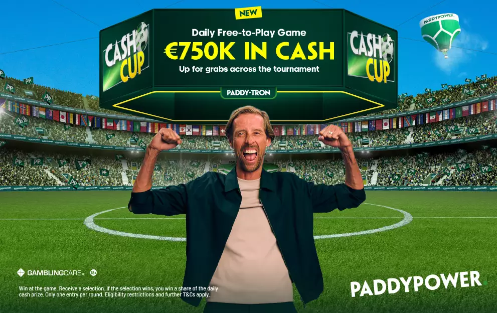 Win a share of £/€750K in Paddy’s free-to-play Cash Cup World Cup game ...