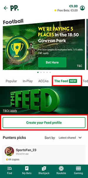The Feed – Paddy Power’s new social betting bandwagon – Paddy Power News