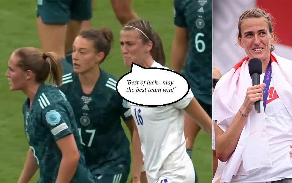 Lip readers still unsure what Jill Scott said to German player
